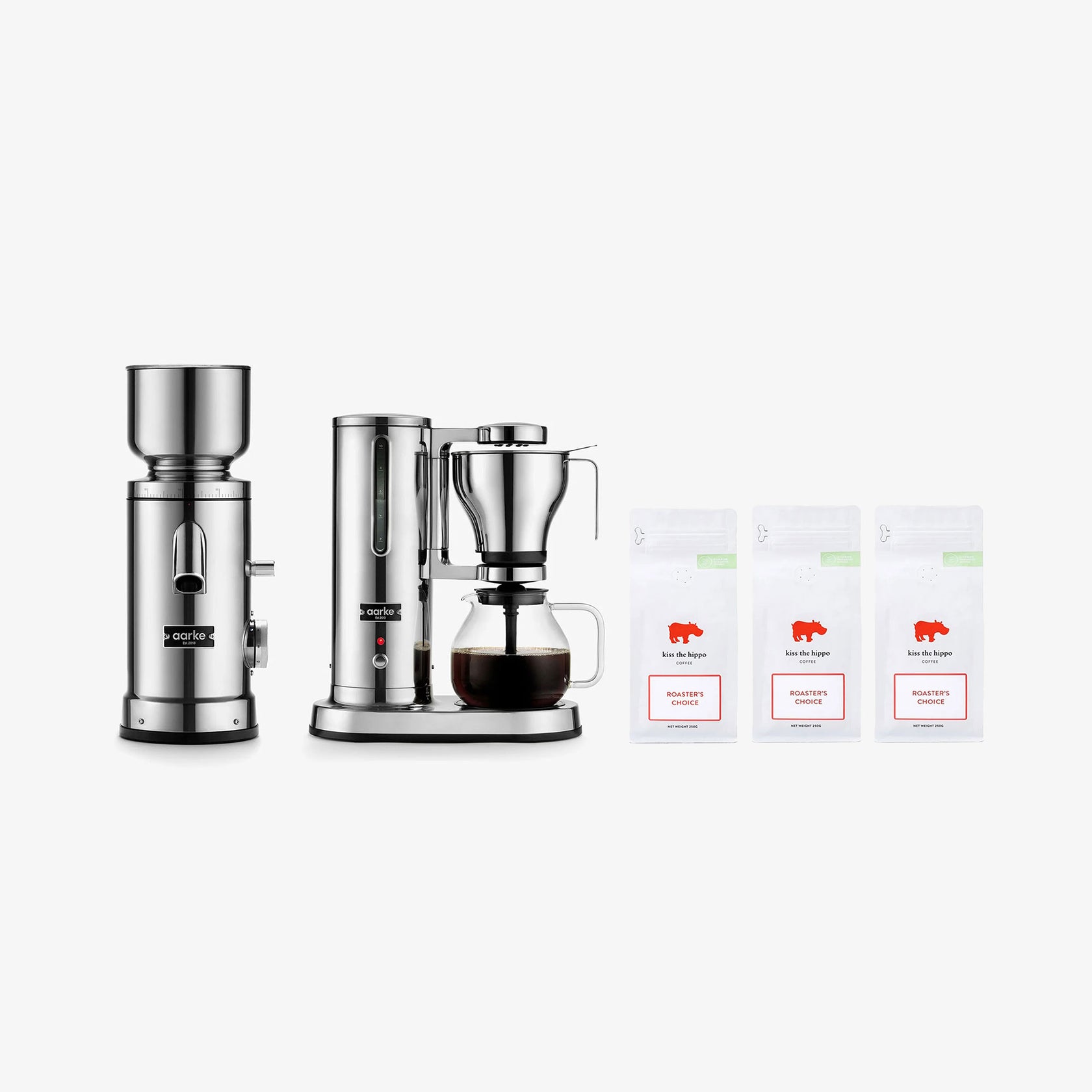 Aarke Coffee Maker & Aarke Coffee Grinder Bundle | Kiss the Hippo – Kiss the Hippo Coffee