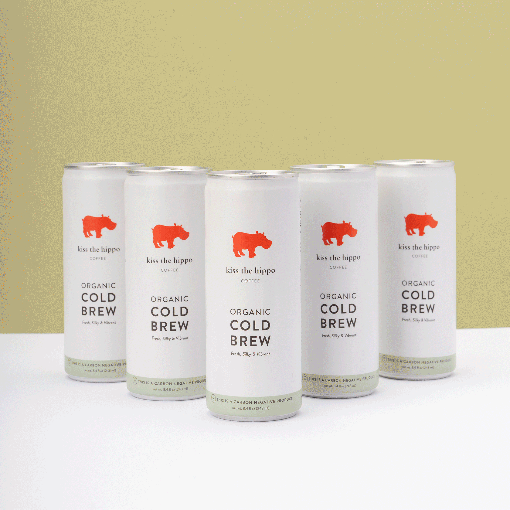 Organic Cold Brew | 12 Pack – Kiss the Hippo Coffee